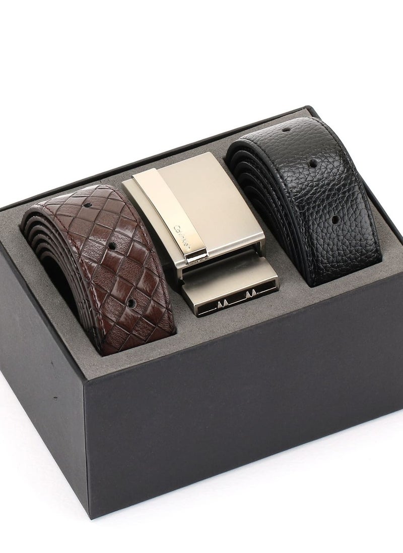 CK Leather Belt Set For Men #9