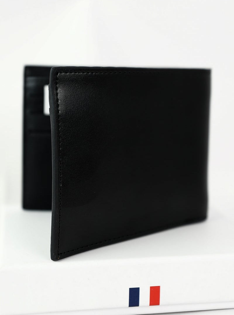 LC Black Leather Wallet For Men #7