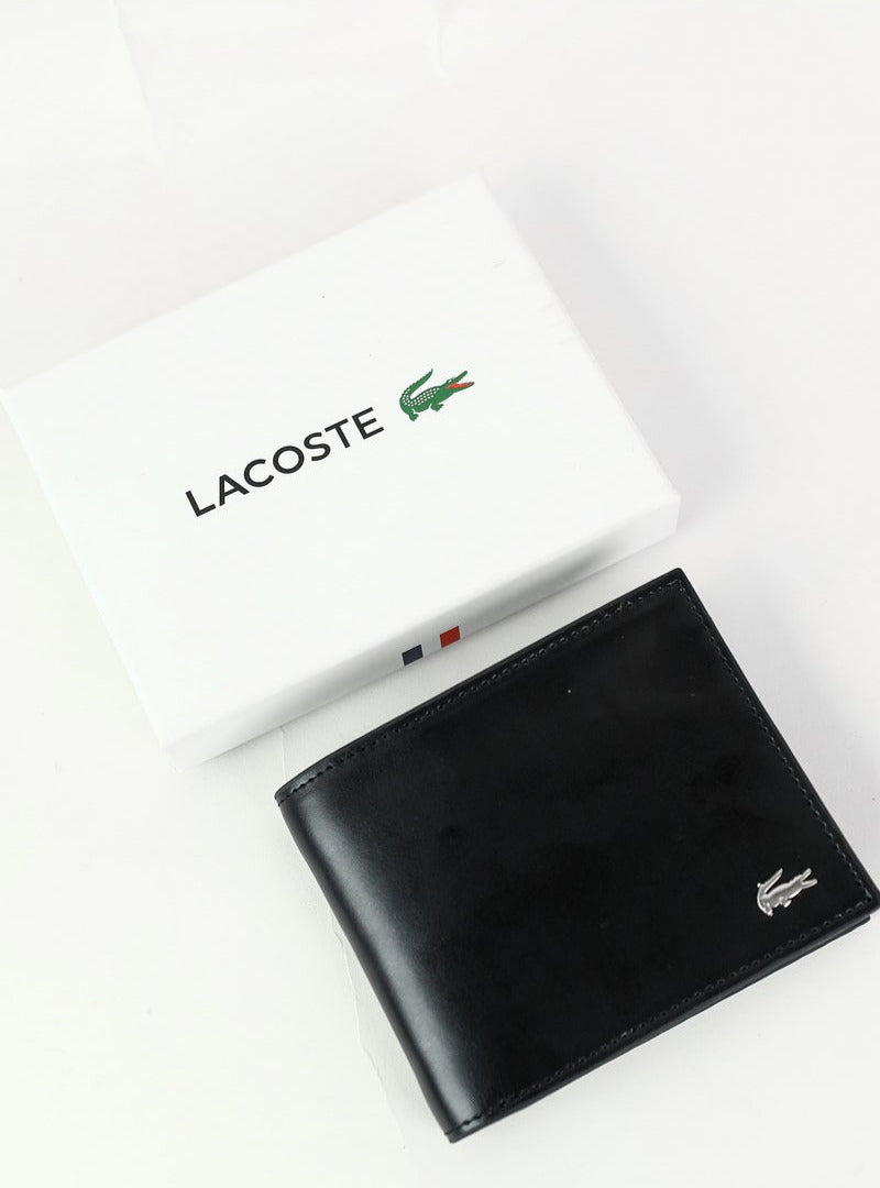 LC Black Leather Wallet For Men #7